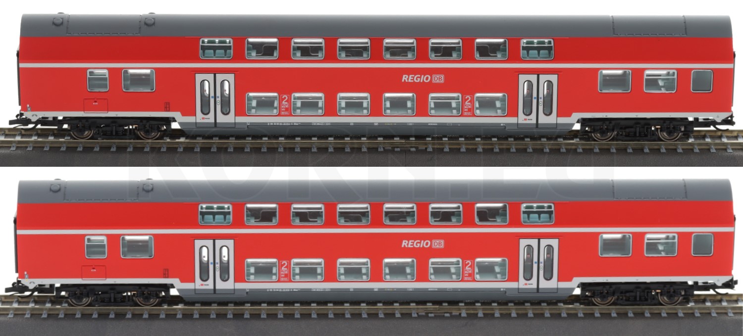 Roco 6280009 2-tlg. Set 2: Doppelstockwagen, DB AG,...
