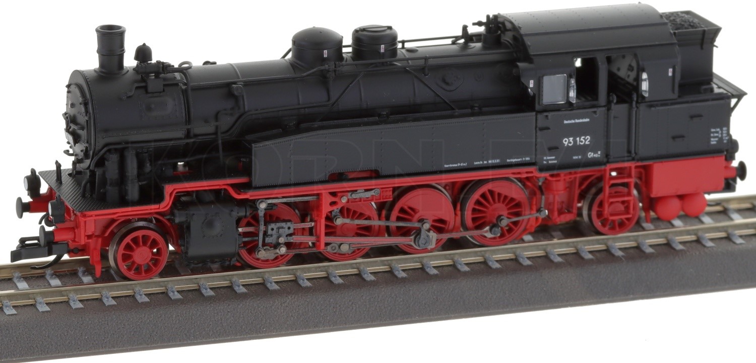 Piko 47135 TT-steam locomotive BR 93, DB, Ep.III, DC...