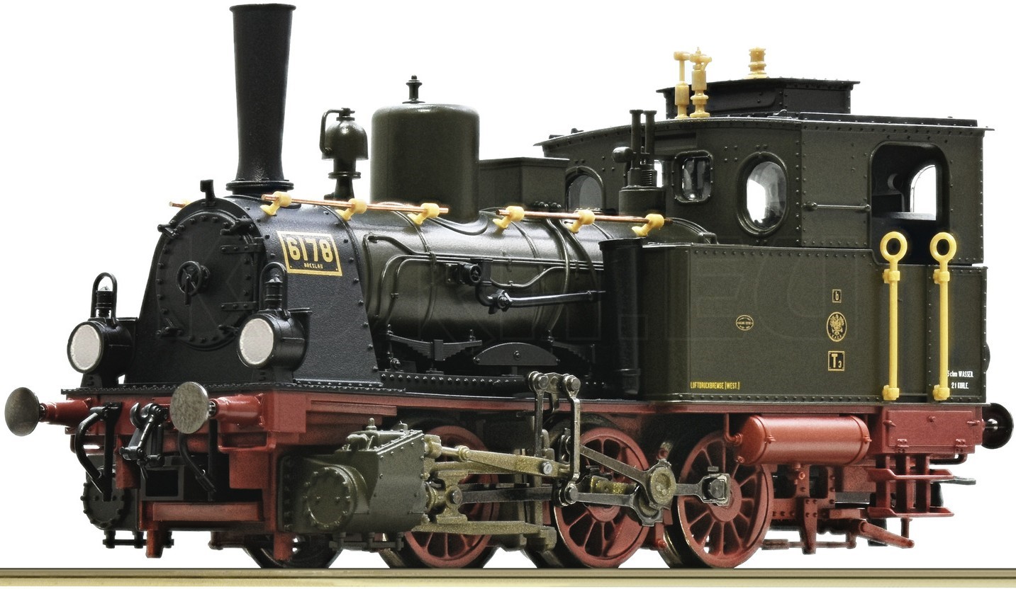 Roco 70036 H0 steam locomotive T3, KPEV, Ep.I, DC-Sound