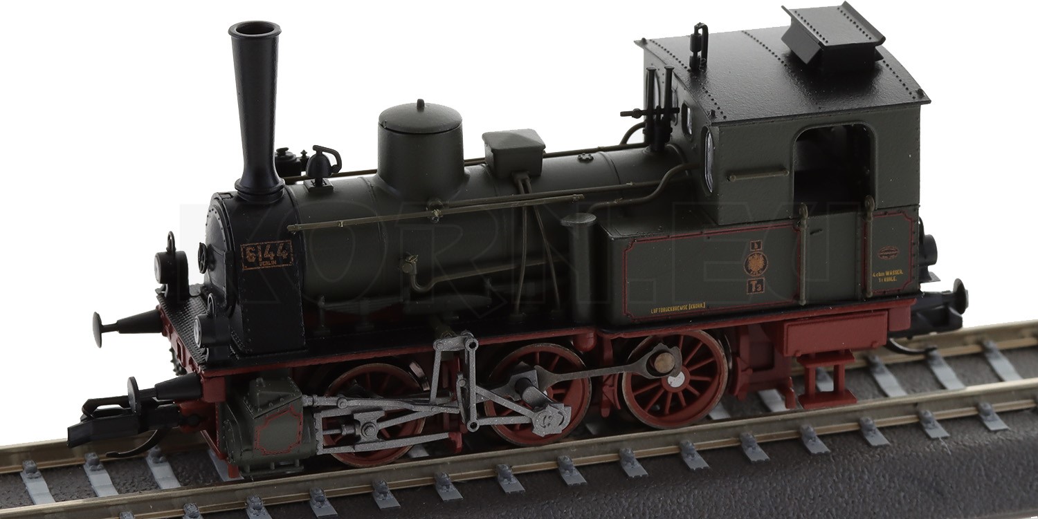 Tillig 04248 TT steam locomotive T3 6144, KPEV, Ep.I