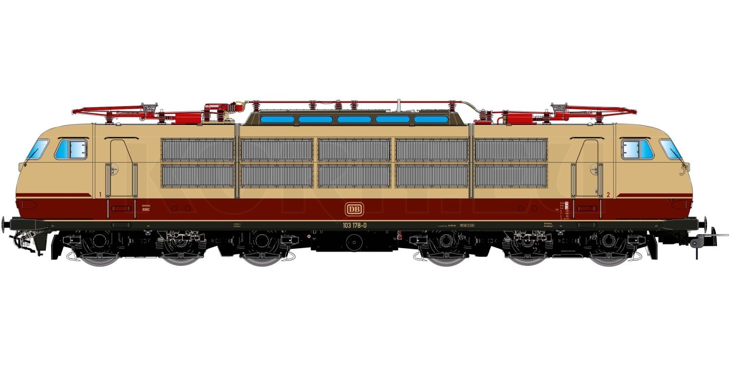 ESU 31174 H0 electric locomotive 103 178 TEE, DB,...