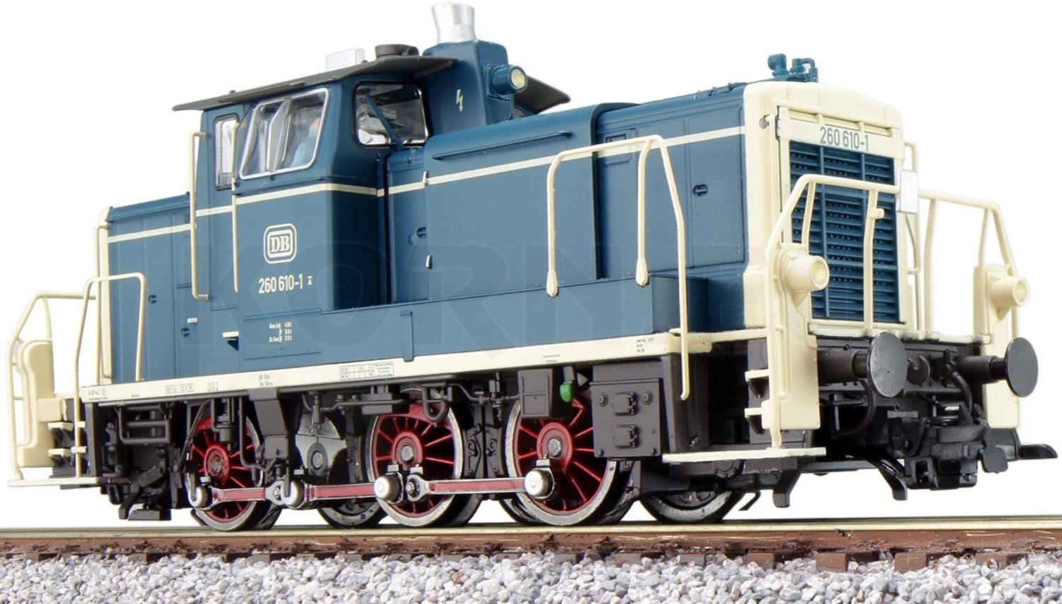 ESU 31741 H0 Diesellok 260 610, DB, Ep.IV, DC+AC-Sound - Modellbahnshop