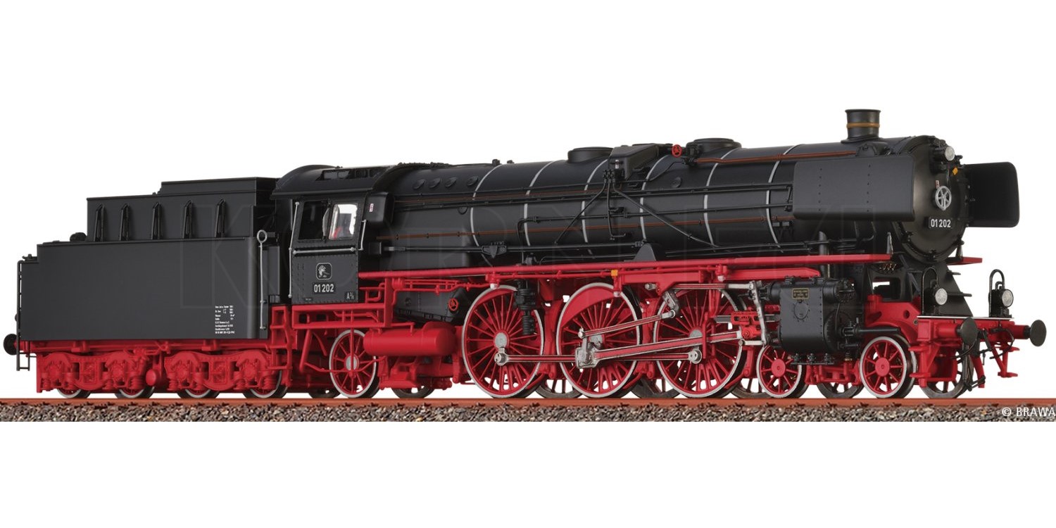 Brawa 40984 H0 steam locomotive 01 202, museum...