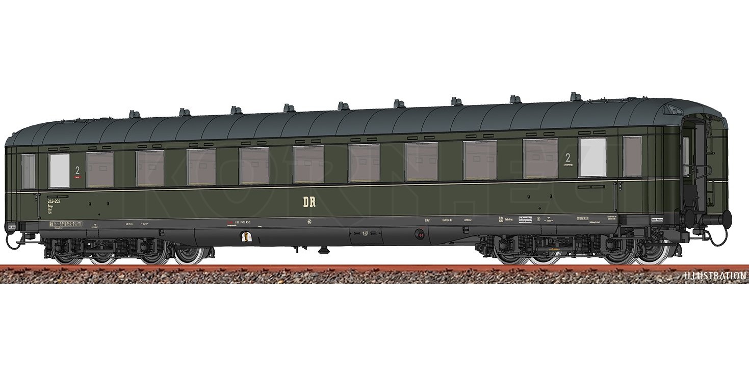 Brawa 51072 | Personenwagen B4üe | DR