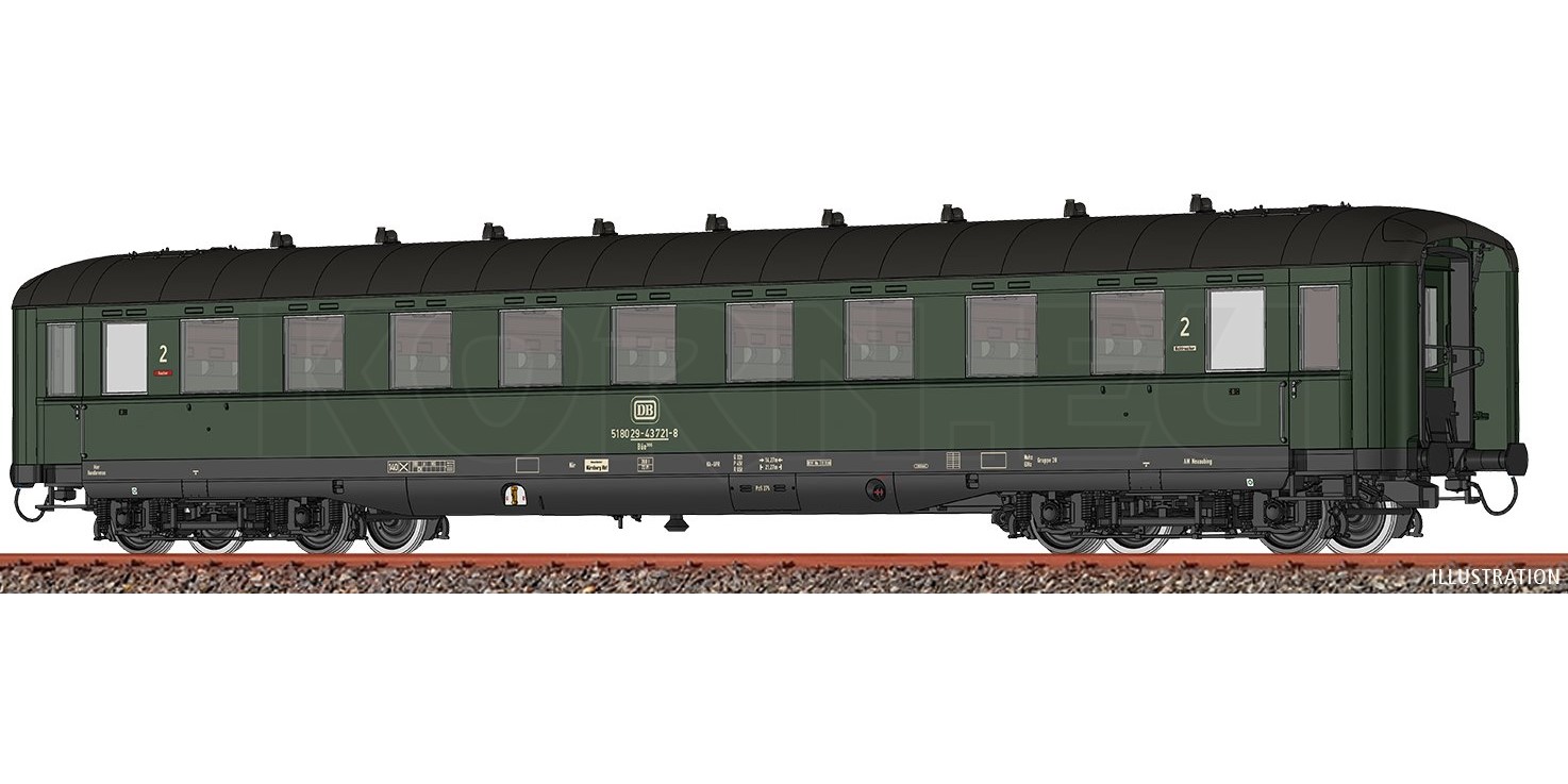 Brawa 51097 | Personenwagen Büe 366 | DB