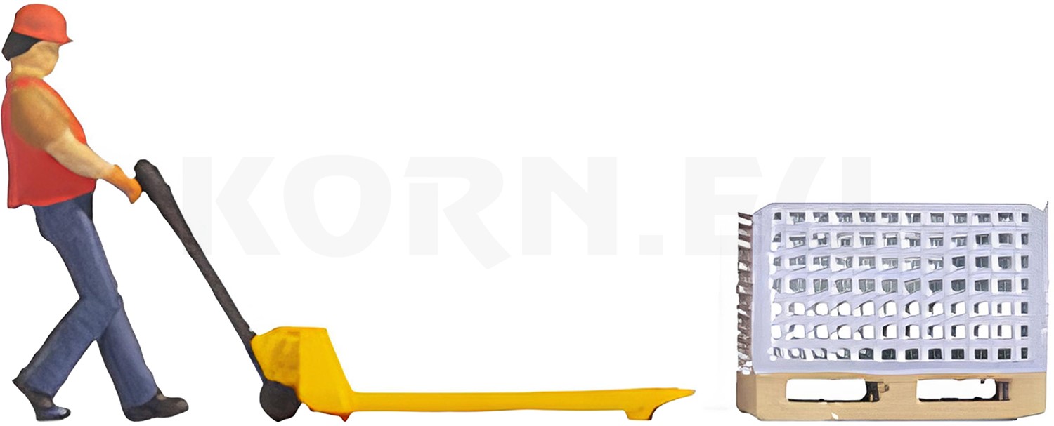 Noch 16525 H0 Tiny-Scenes "Lagerarbeit"