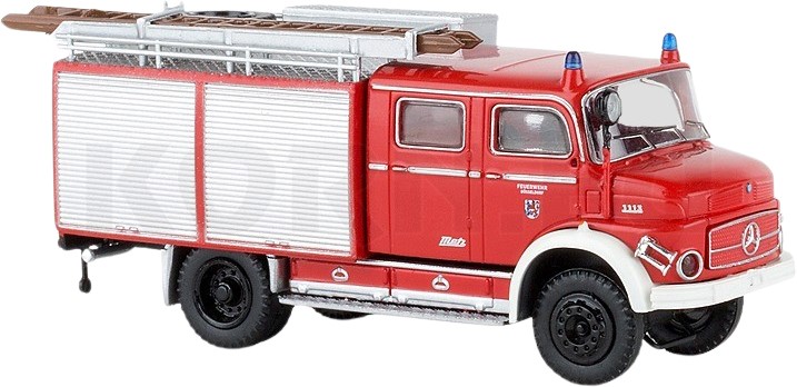 Brekina 47163 H0 Mercedes LAF 1113 TLF 16, Feuerwehr...