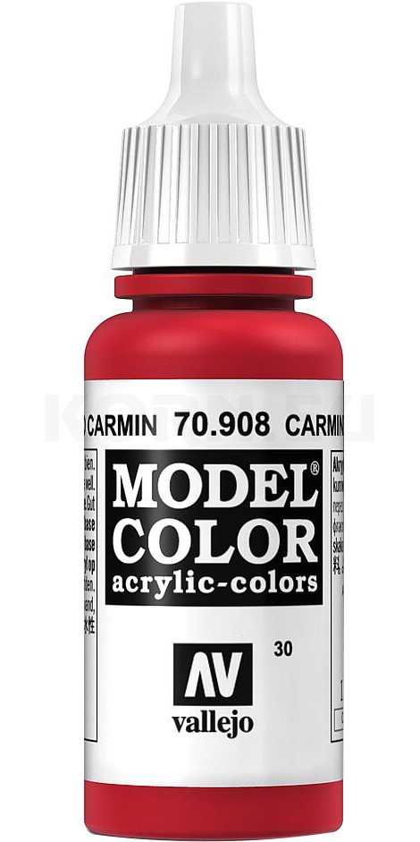 Vallejo 770908 Model Color Karminrot, matt, 17 ml