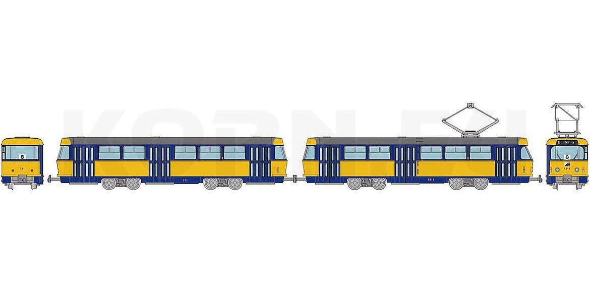 Tomytec 327721 N Tram-system, Leipziger Straßenbahn,...