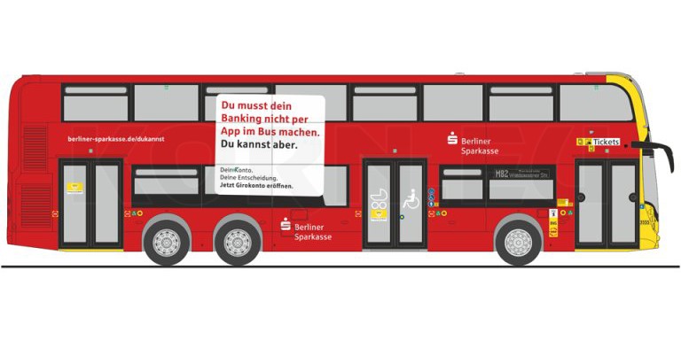 Rietze Automodelle 78002 H0 ADL BVG Berliner Sparkasse