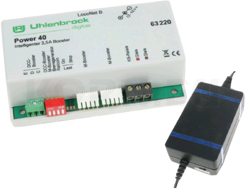 Uhlenbrock 63260 Power 40 LN, 4A LocoNet-Booster...