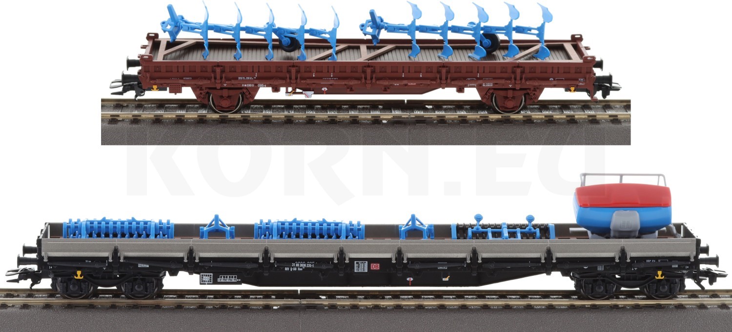 Märklin 46405 H0 2er Set Rungenwagen, DB AG, Ep. VI, Set 1