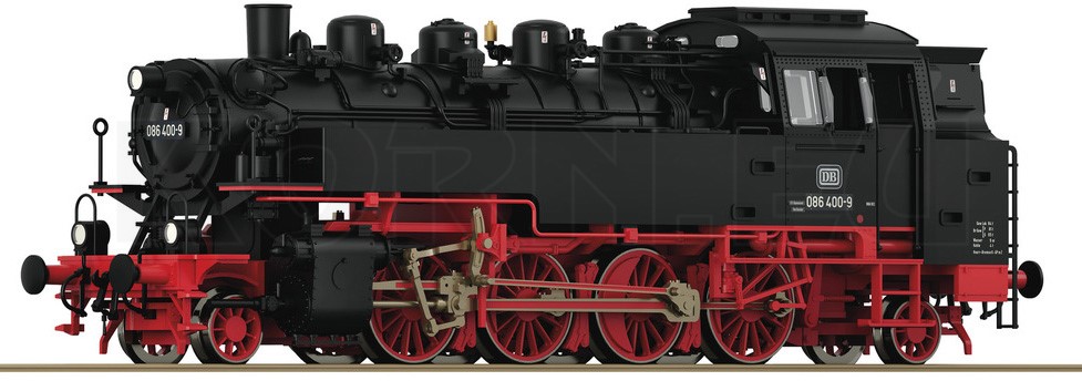 Roco 7180010 TT steam locomotive 086 400-9, DB, Ep.IV