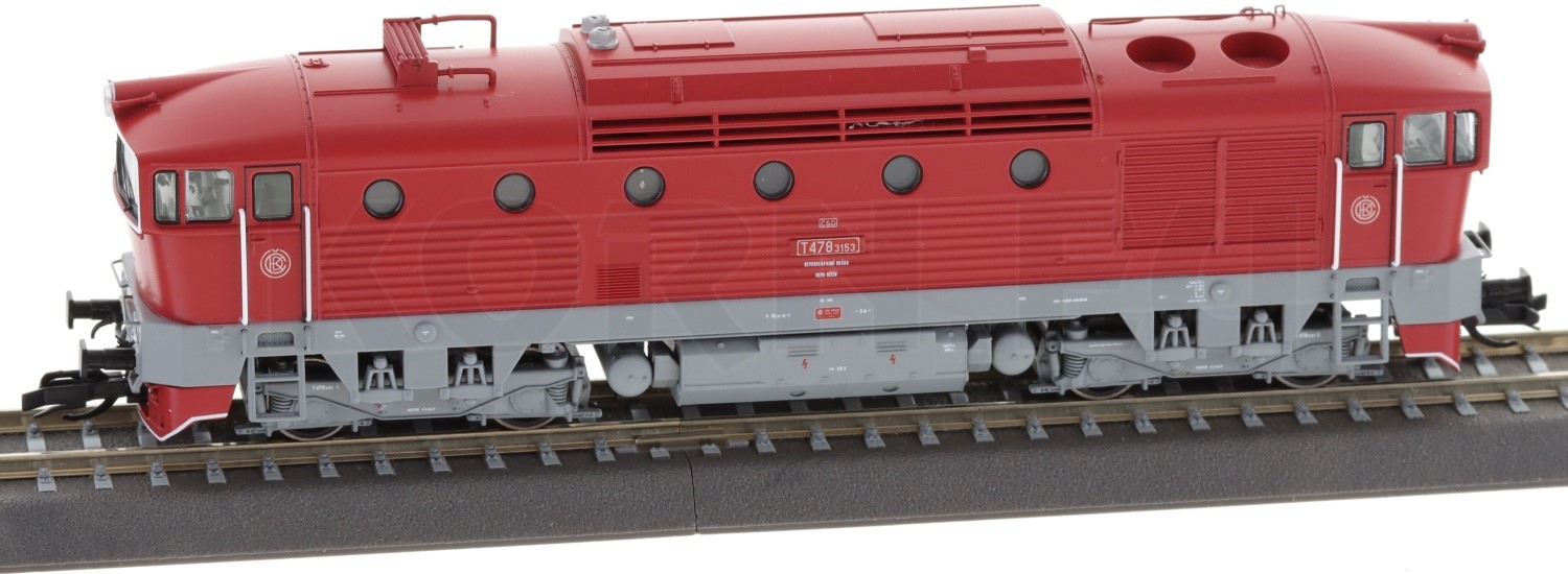 Roco 7380014 TT diesel locomotive T 478 3153, CSD,...