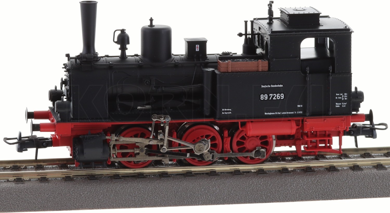 Roco 7100014 H0 steam locomotive 89 7296, DB, Ep. III