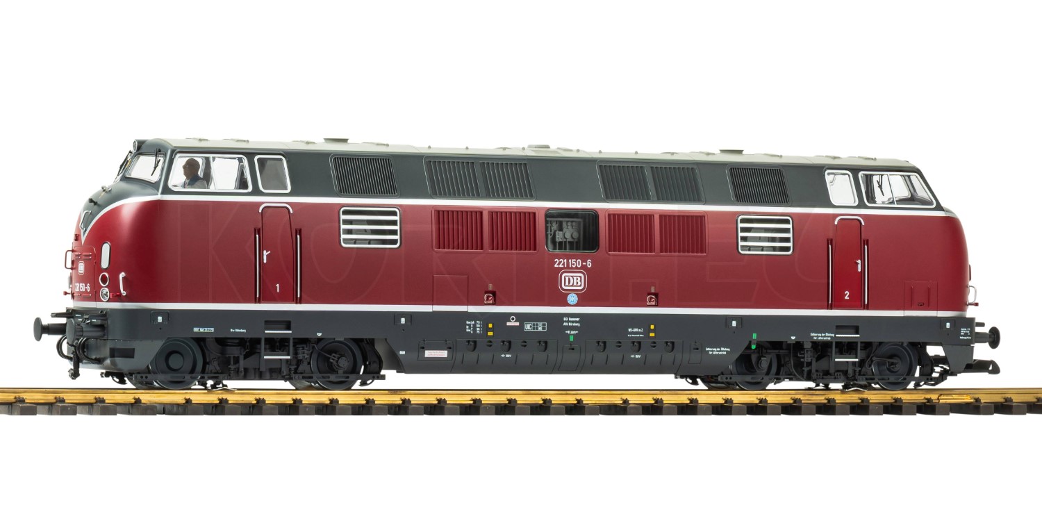 Piko 37461 G diesel locomotive BR 221, DB, Ep. IV,...