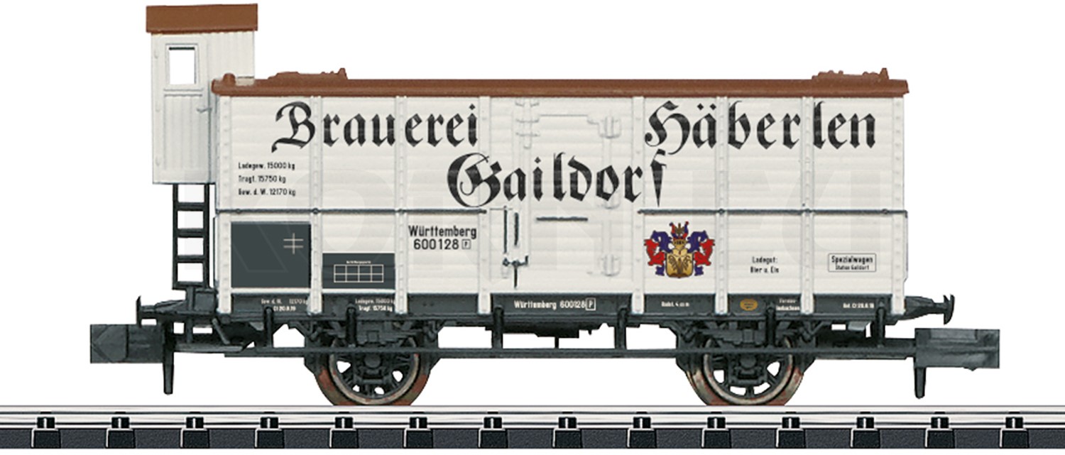 Minitrix 18994 N Bierkühlwagen, Brauerei Eugen Häberlen,...