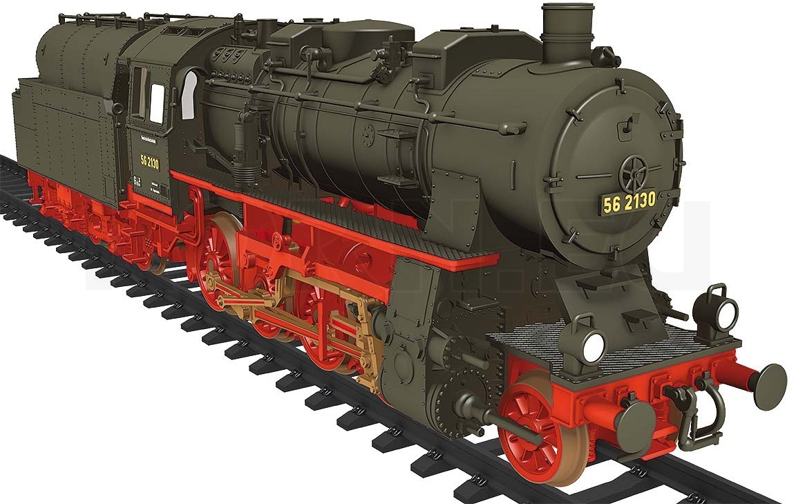 Busch 30006 TT steam locomotive BR 56 Kohlenstaub, 56...
