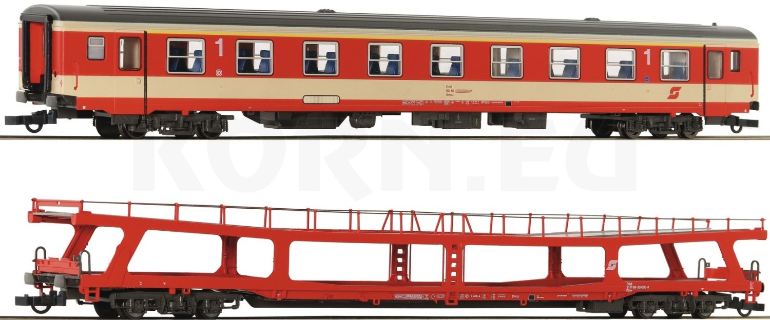 Roco 6200129 H0 2er Set Personenwagen 'D 704', ÖBB,...