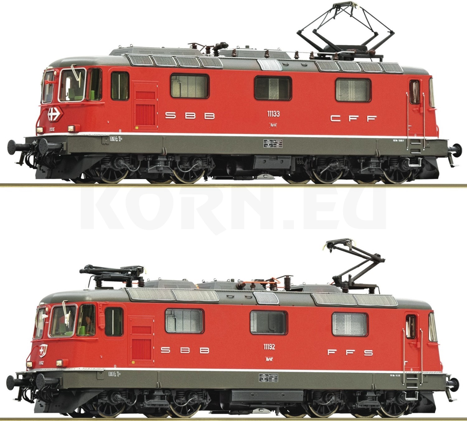 Roco 7500127 H0 2er Set electric locomotive Re 4/4...