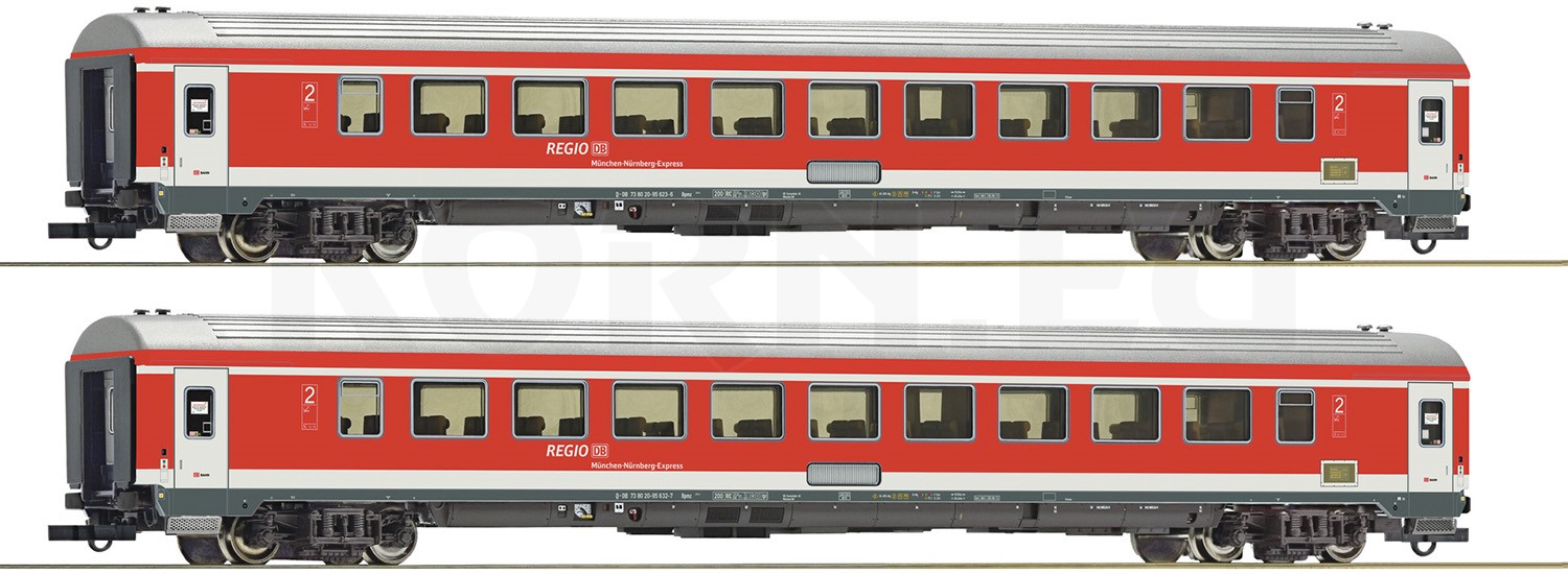 Roco 6200097 H0 2er Set passenger car...