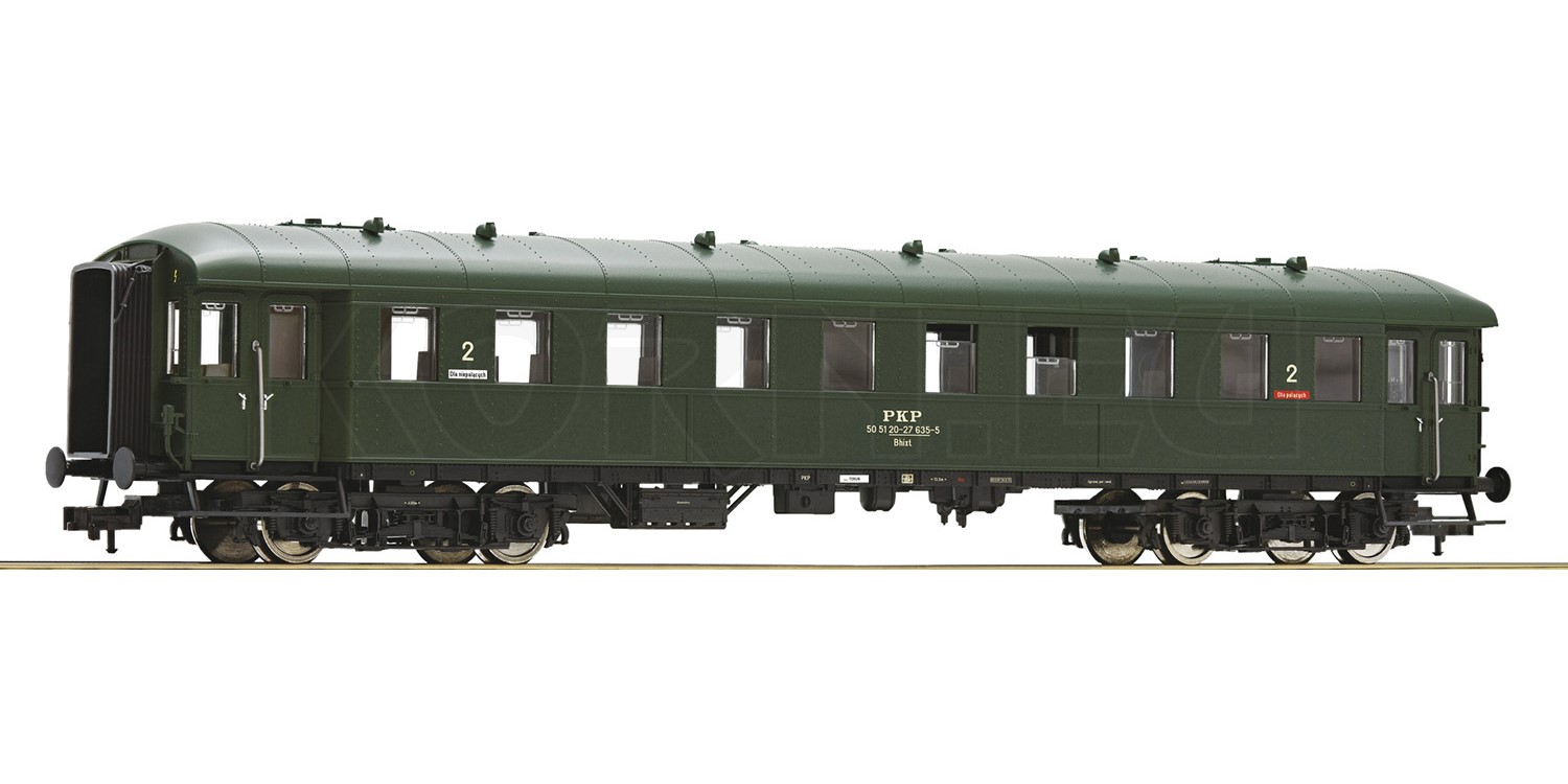 Roco 6200113 H0 Personenwagen Bhixt, 2. Klasse, PKP,...