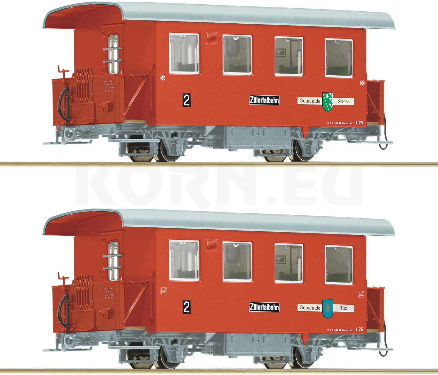 Roco 6240003 H0e 2er Set Personenwagen,...