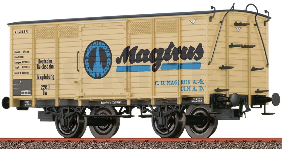 Brawa 48048 H0 Gedeckter Güterwagen Gw...