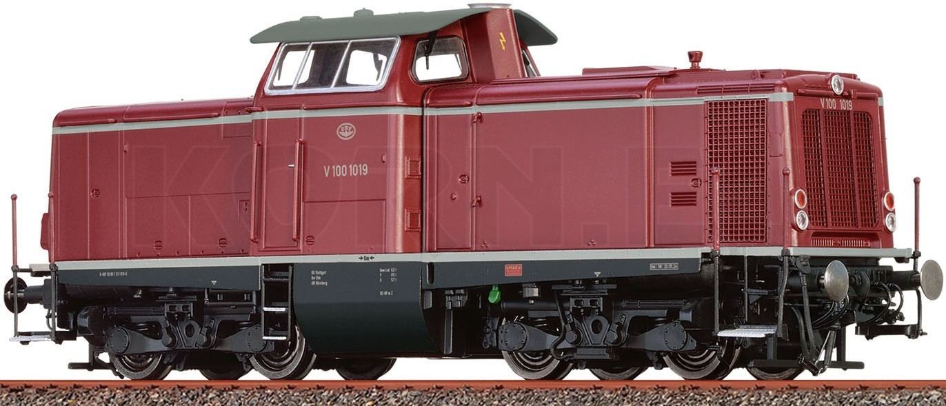 Brawa 70172 H0 diesel locomotive V100 1019, UEF, Ep. VI
