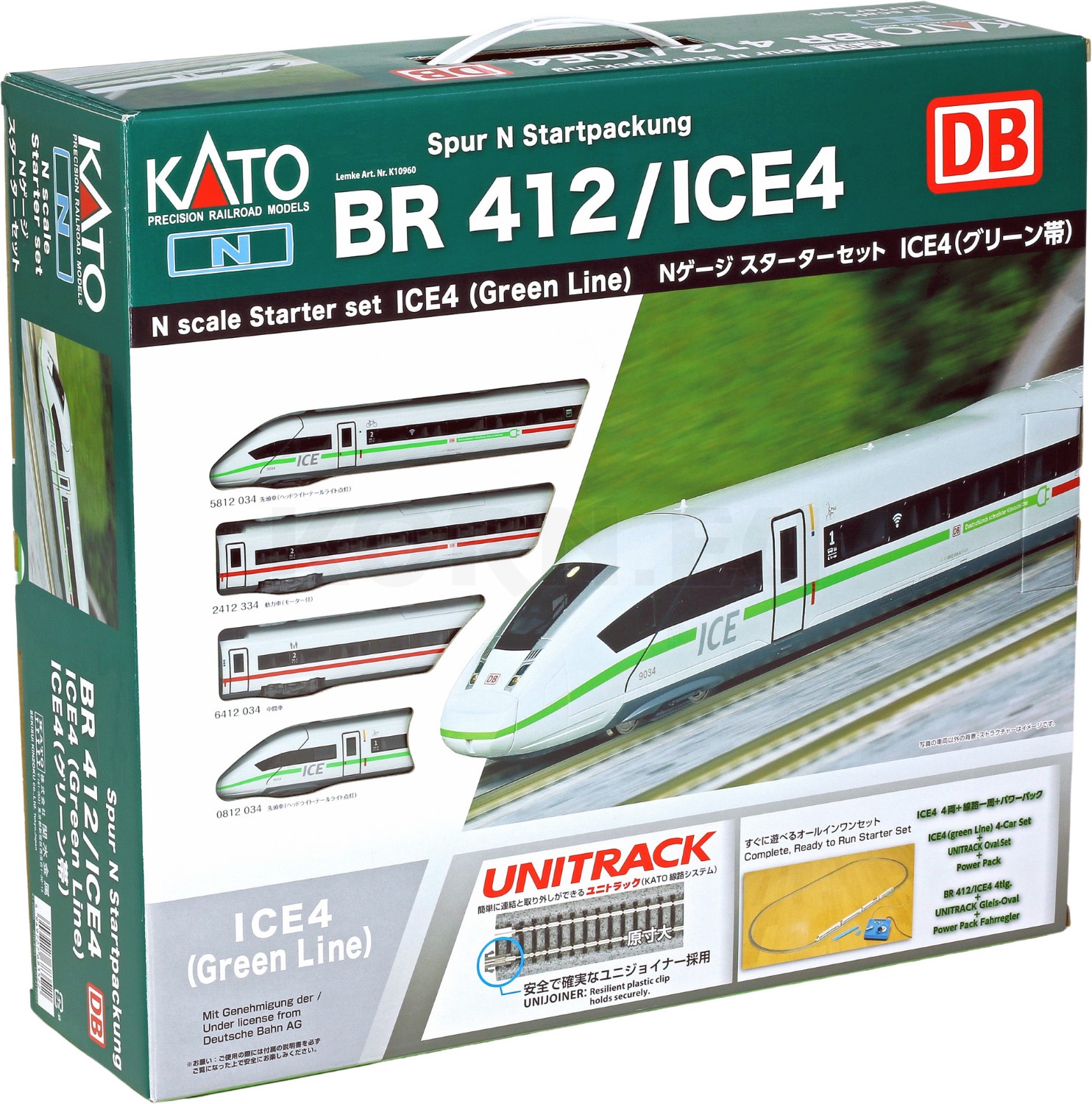 Kato K10960 N Startset ICE4, DB AG