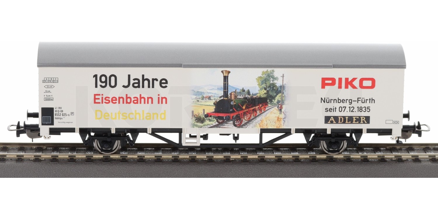 Piko 95745 H0 Sonderwagen "190 Jahre Eisenbahn...