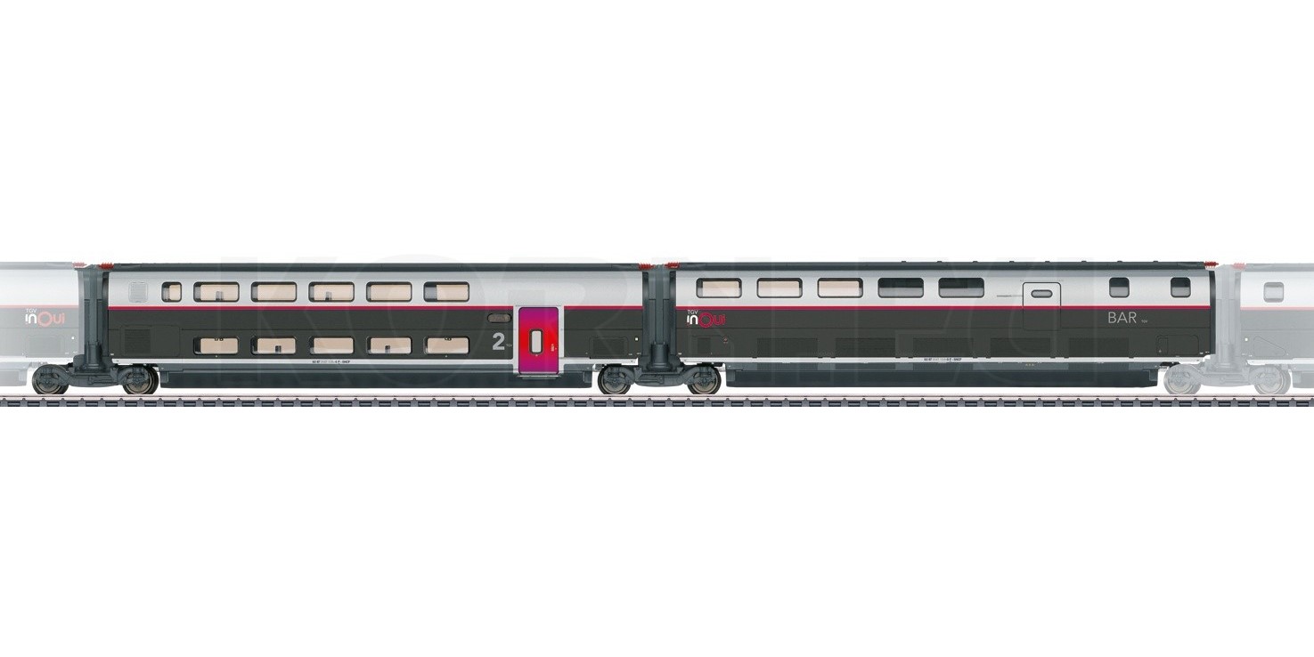 Märklin 43448 H0 Ergänzungs-Set 3: TGV inOui, SNCF, Ep. VI
