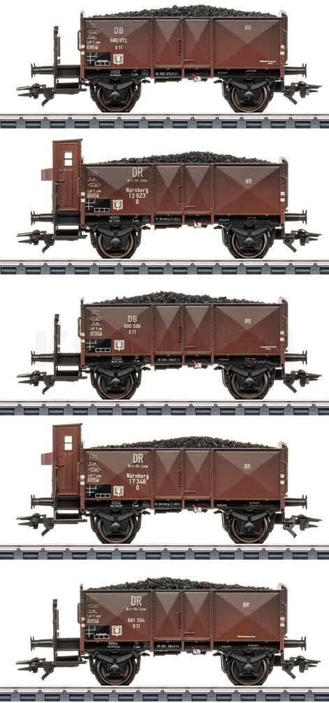 Märklin 46047 H0 Güterwagen-Set, DB, Ep. III