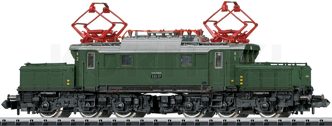 Minitrix 16933 N E-Lok E93 12, DB, Ep. III, DC-MFX-Sound