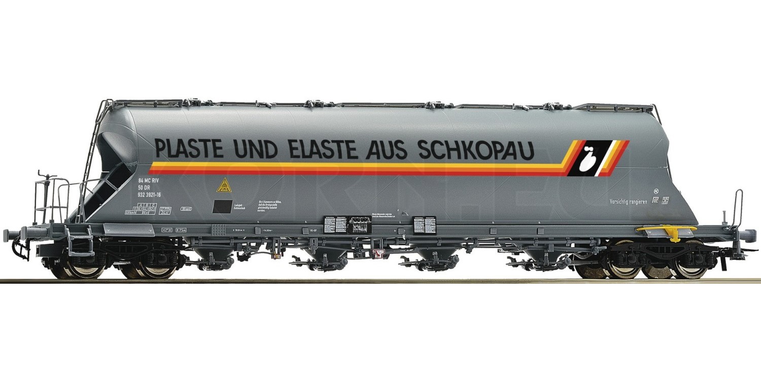 Roco 6600254 H0 Staubsilowagen Uacs, DR, Ep. IV