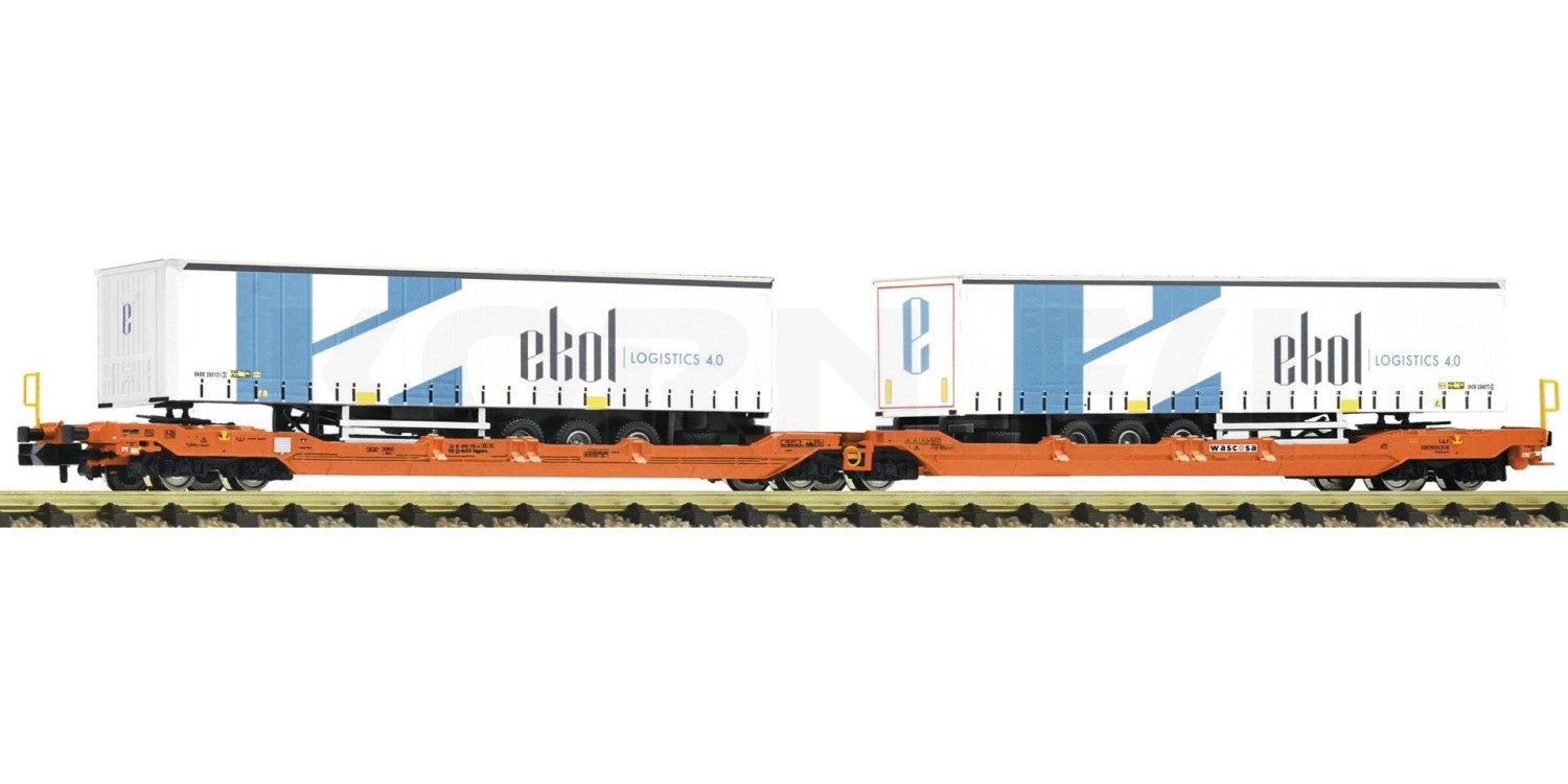 Fleischmann 6660104 N Doppeltaschenwagen T3000e, Wascosa