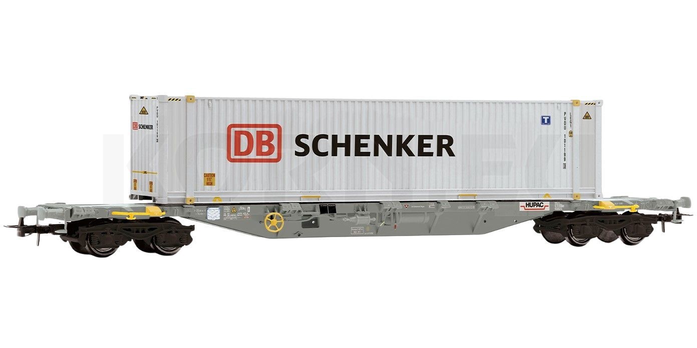 Rivarossi HR6703 H0 Containerwagen Sgnss mit Container...