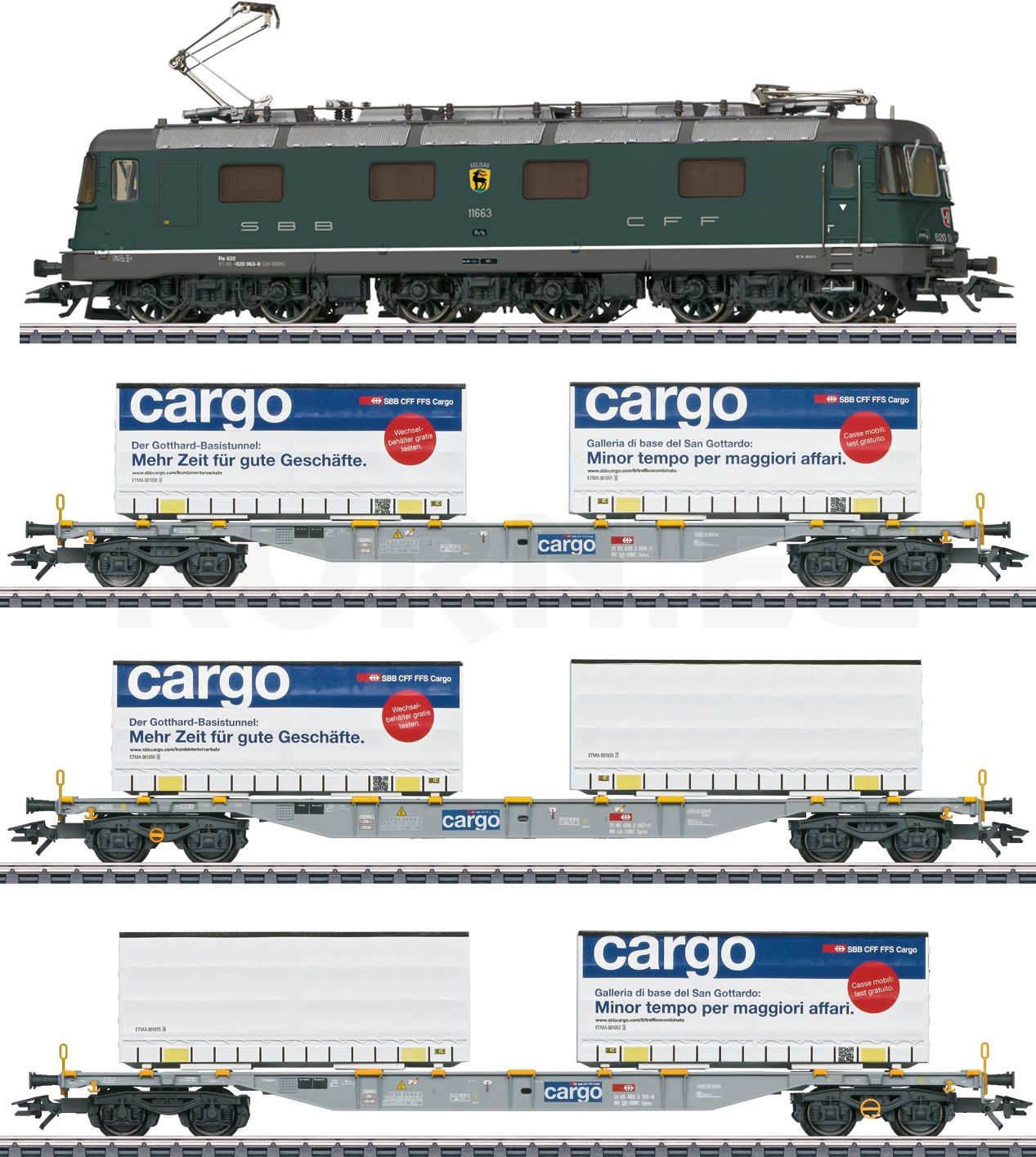 Märklin 37328 electric locomotive Re 620, SBB