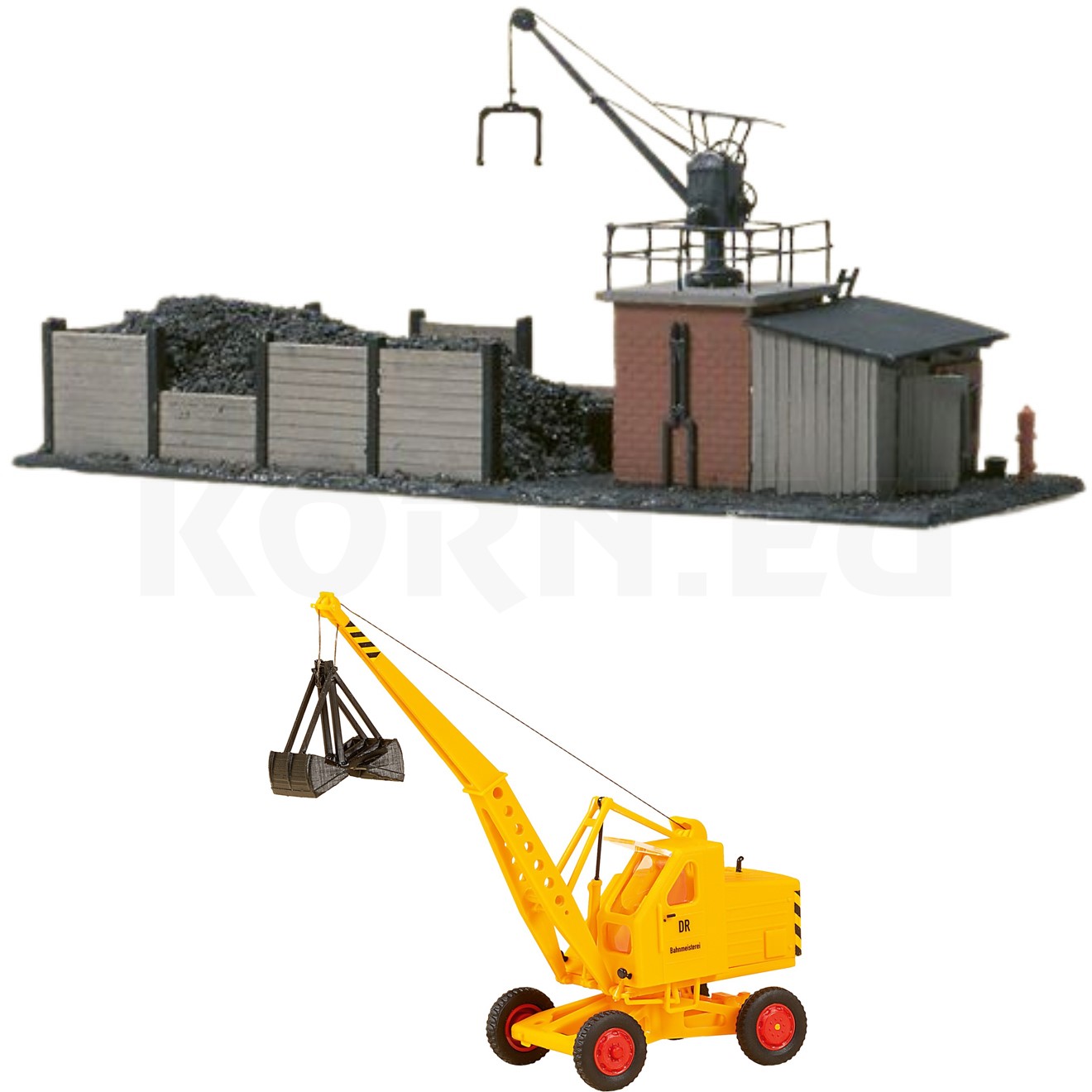 Auhagen 13293 Bekohlung + 99050 TT Weimarlader T172