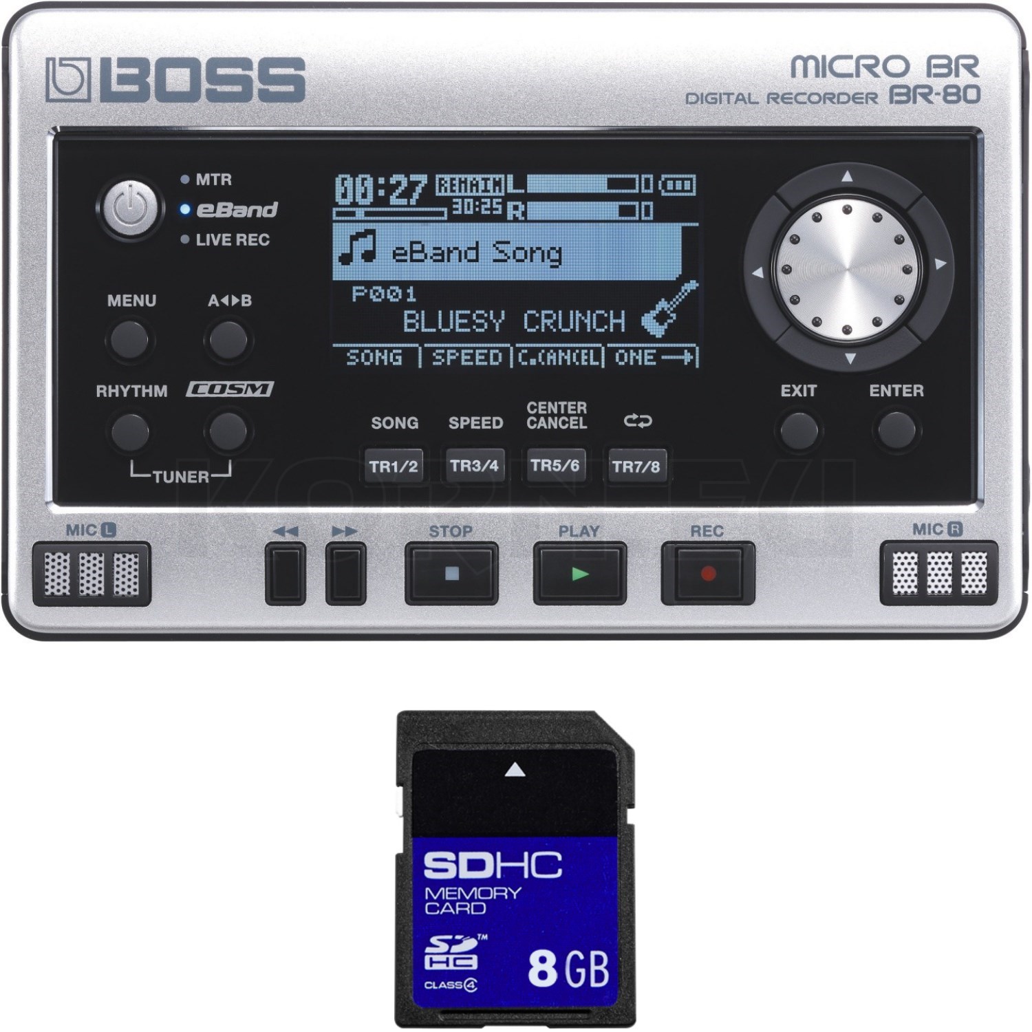 Boss Micro BR-80 + SD HC Card Bundle | Musikhaus