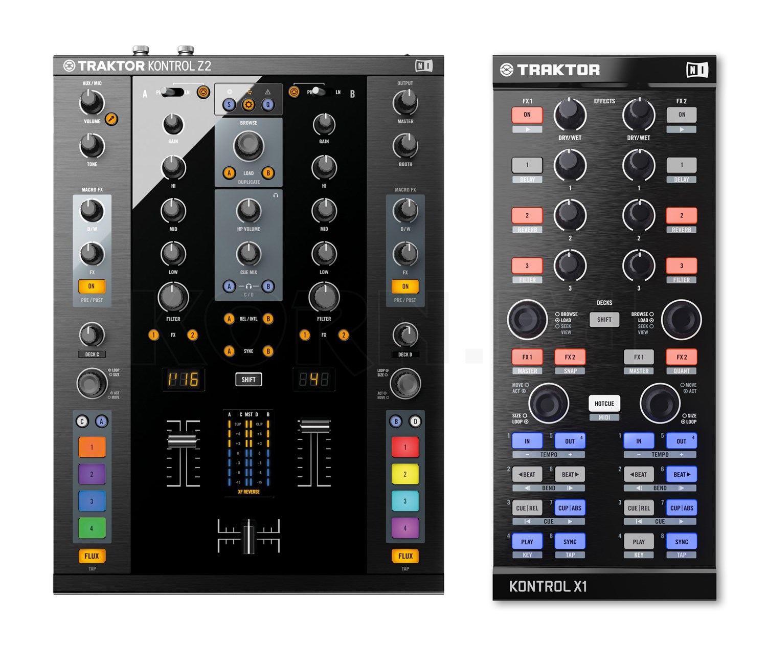 Native Instruments Traktor Kontrol Z2 + X1 Set | music store