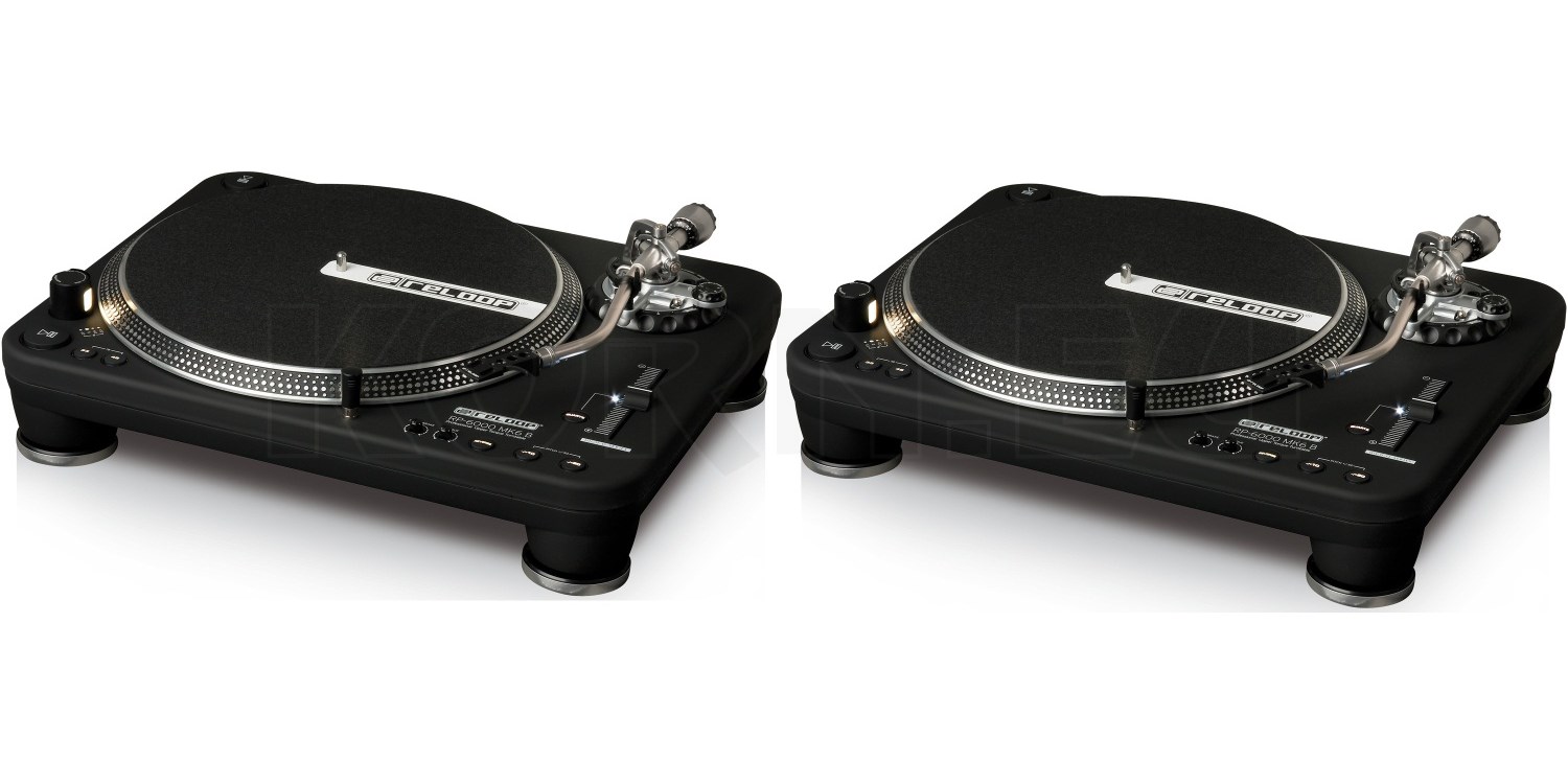 Reloop Plattenspieler RP-6000 MK6 b schwarz | Set | Musikhaus