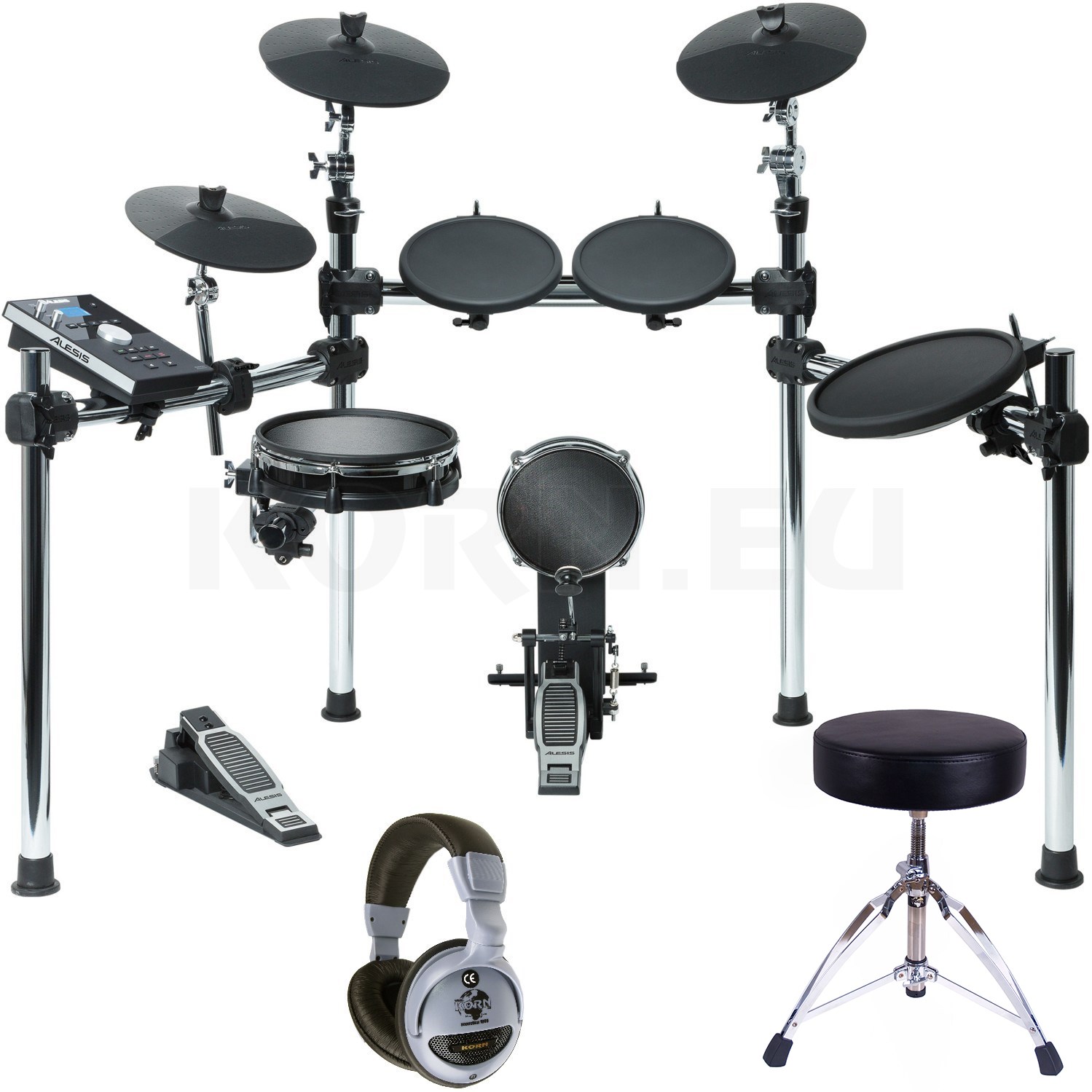 Alesis Command Kit E-Drum + KH + DH Set | Musikhaus