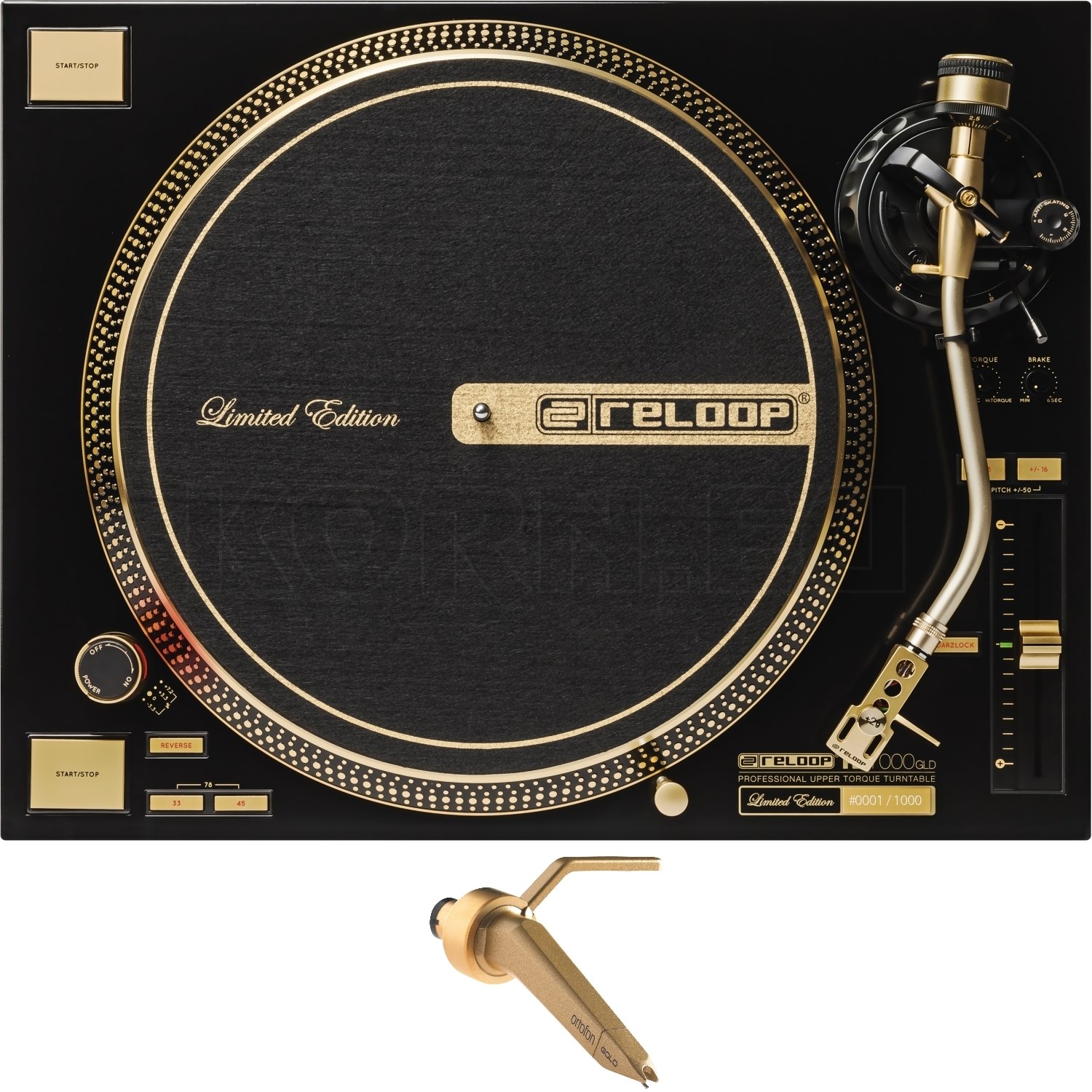 Reloop RP-7000 GLD + Ortofon Concorde System Gold | Musikhaus