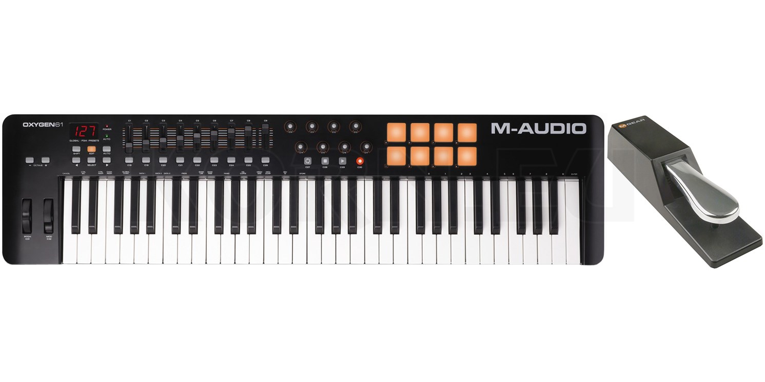 M-Audio Oxygen 61 + M-Audio SP-2 | music store