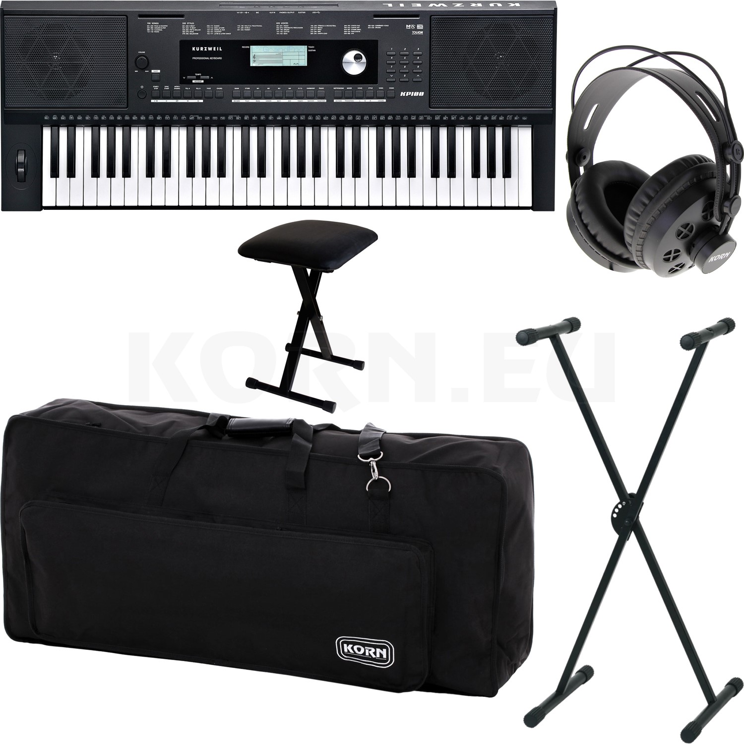 Kurzweil KP100 Keyboard + KS + KH + KB + KT Set | Musikhaus
