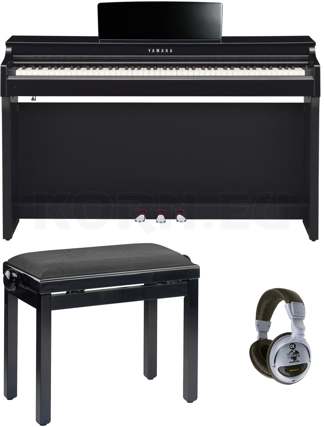 Yamaha CLP-625 PE Schwarz Hochglanz... | Magasin de musique