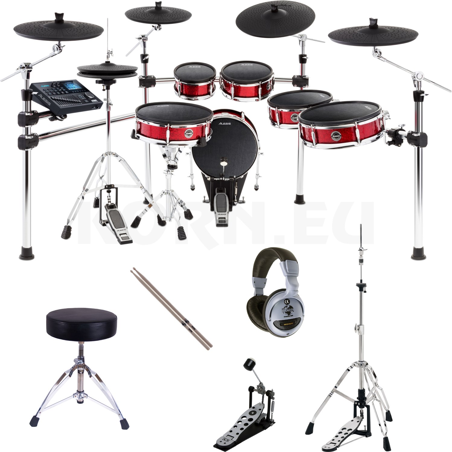 Alesis Strike Pro Kit E-Drum + DH + FM + HHM + KH + DS