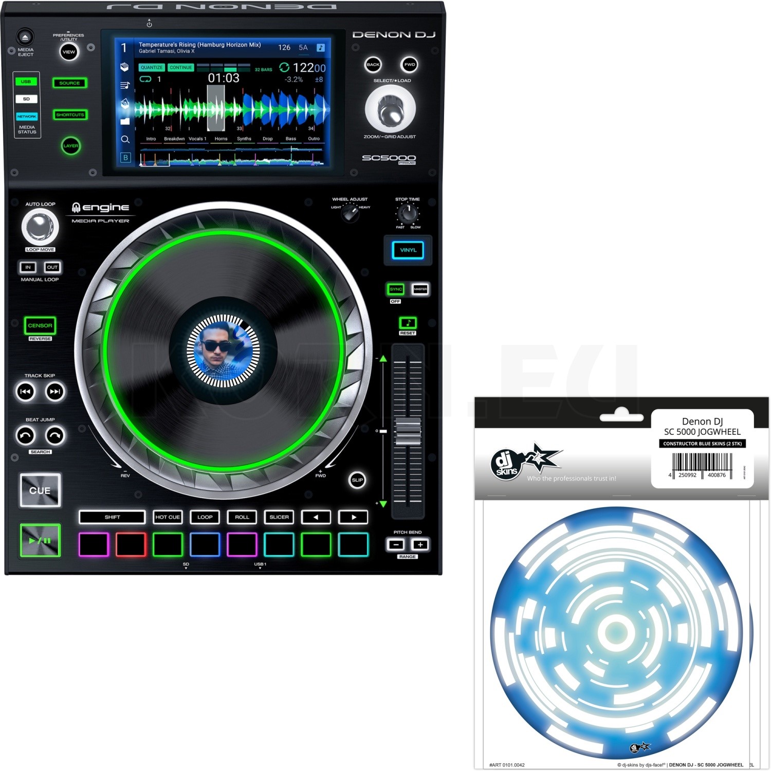 Denon DJ SC5000 PRIME + JOGWHEEL CONSTRUCTOR... | music store