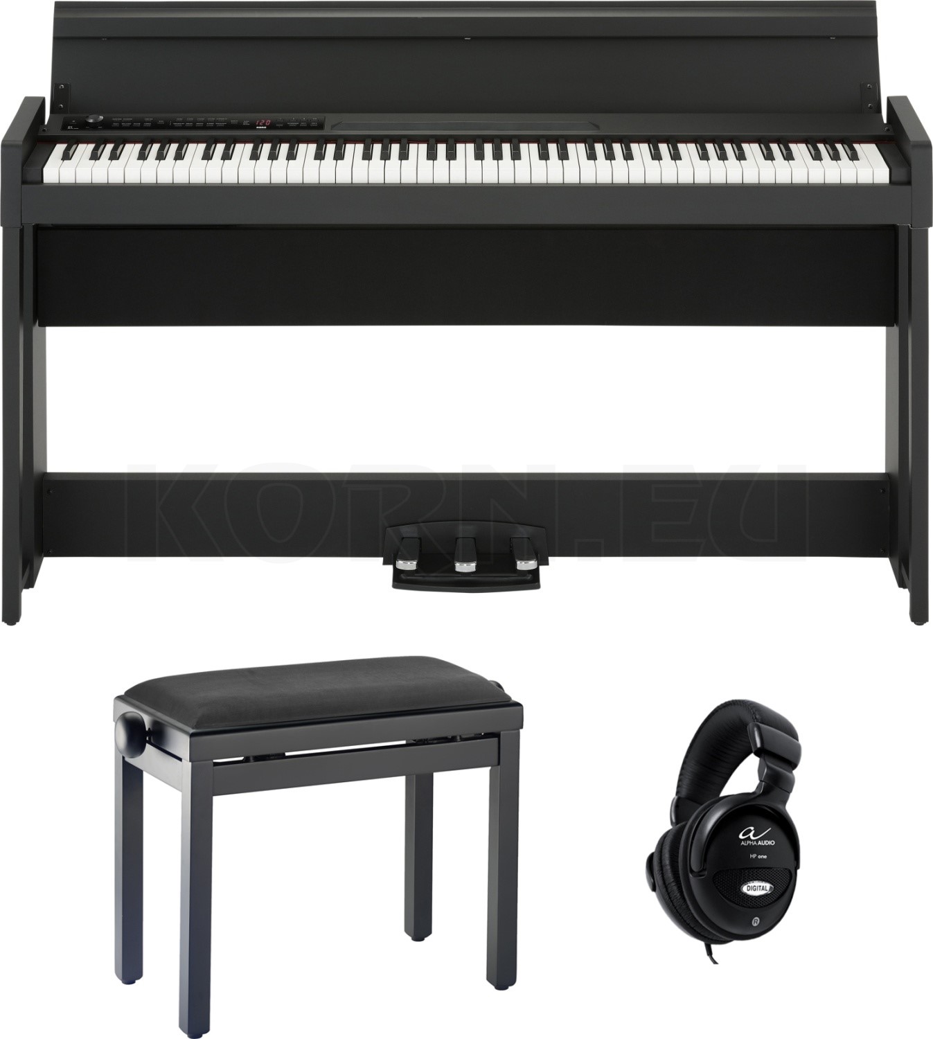 Korg C1 Air Digitalpiano schwarz Set | music store